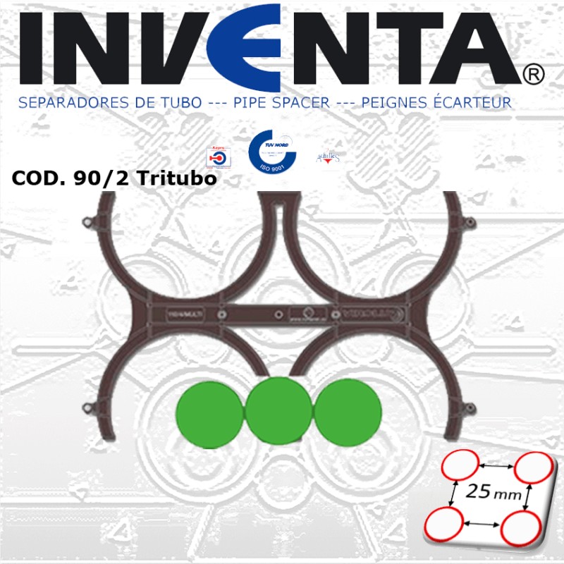 PIPE SPACER DISTANCER SUPPORT ELECTRICAL TUBE AND TELECOMMUNICATIONS Ø ...