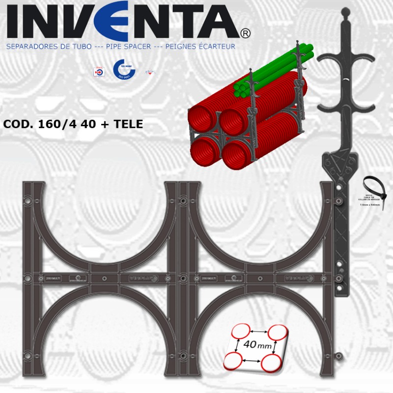 PIPE SPACER DISTANCER SUPPORT ELECTRICAL TUBE AND TELECOMMUNICATIONS ...