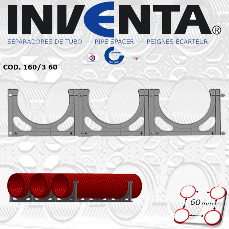PIPE SPACER DISTANCER SUPPORT ELECTRICAL TUBE AND TELECOMMUNICATIONS ...